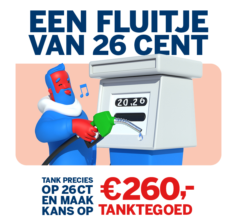 Een fluitje van 26 cent | Argos tankstations | Doe nu mee!